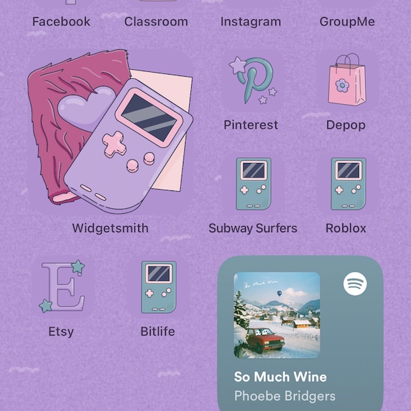 Y2K Aesthetic Icon Pack for Ios, Android & Tablet Wallpapers Widgets ...