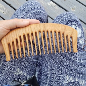 Handmade Premium Quality Whole Piece Natural Wood Hair Comb | Etsy