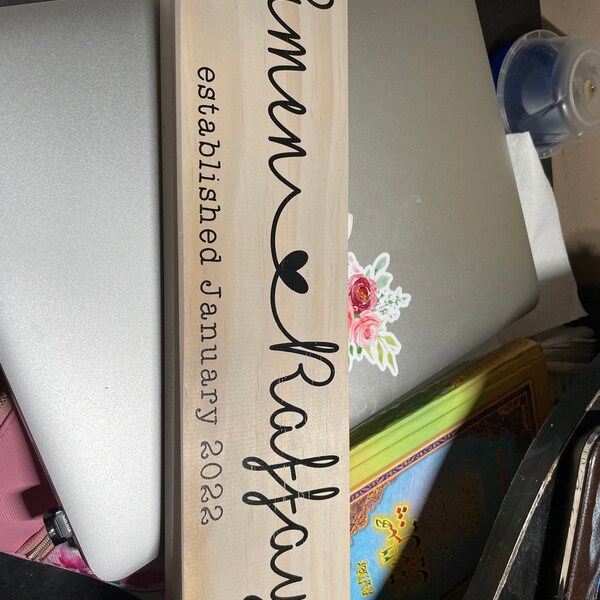 Personalized Couple Names Sign | Wedding Gift Idea | Anniversary Gift ...