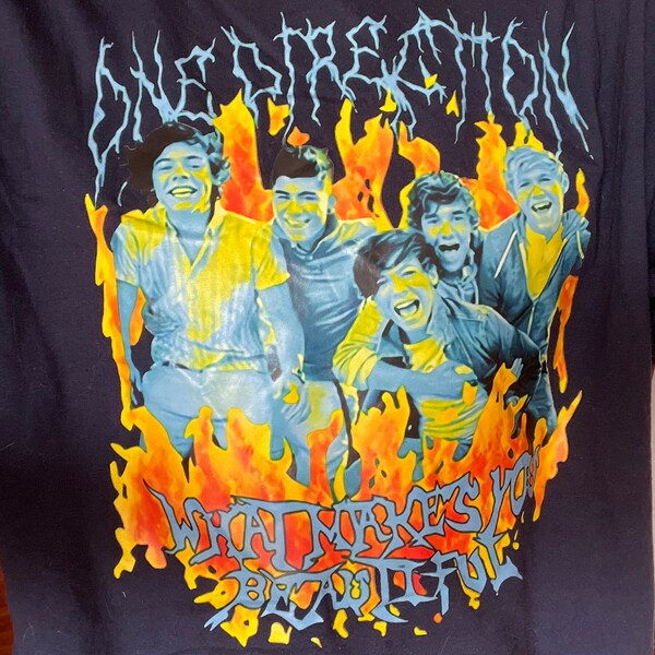 Heavy Metal Direction Shirt, One Direction Metal Shirt, One Direction ...