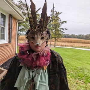 Luxury Brown Hare Mask, Large Brown Rabbit Mask, Halloween Mask ...
