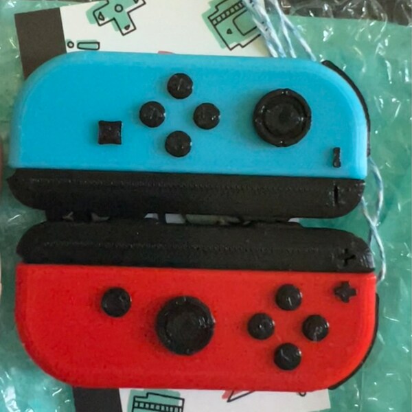 Miniature Nintendo Switch Joycons Perfect as Ornaments or Other ...