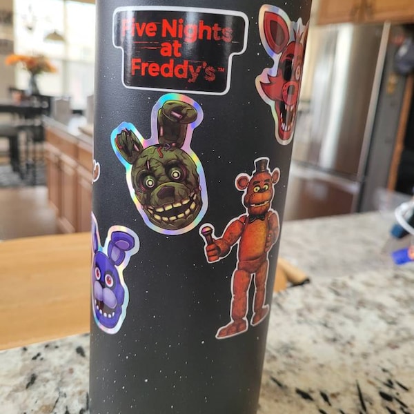 FNAF Keychains Freddy, Bonnie, Chica, Foxy 2.5" Double-sided Acrylic ...
