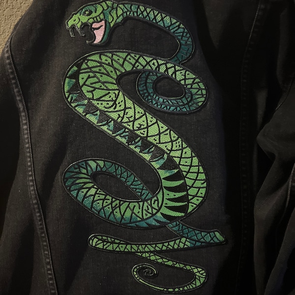 Tunnel Snakes Patch Large Embroidered Fallout - Etsy