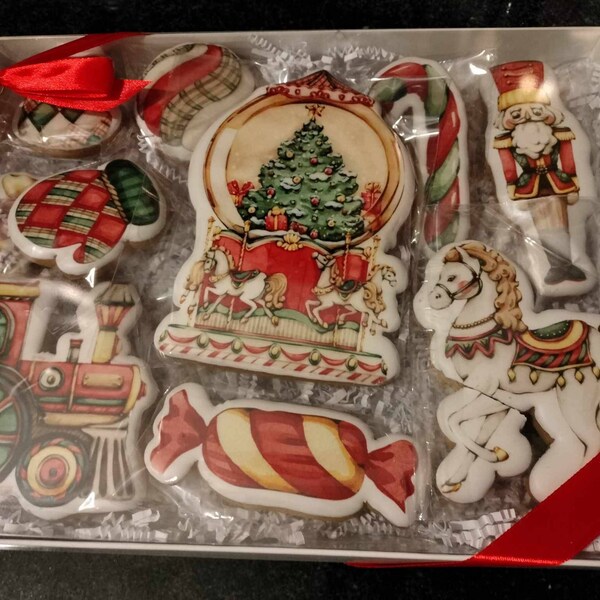 Christmas Cookies Set of 4. Honey Cookies/gingerbread. - Etsy