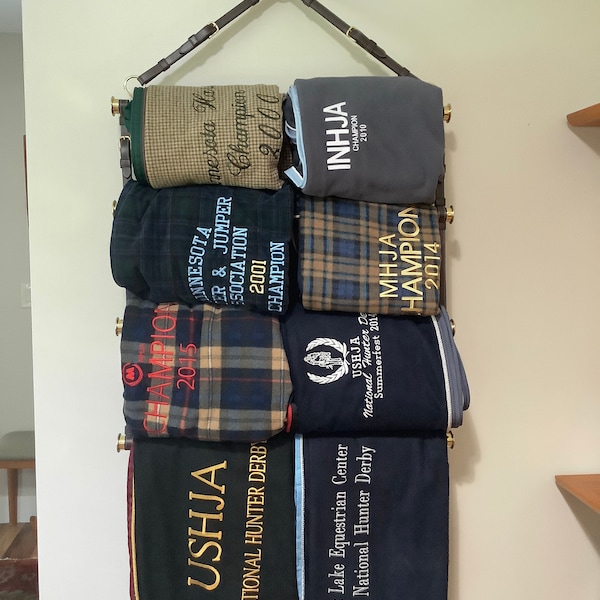 Blanket Rack Suitable for Horse Blankets, Saddle Blankets, Pads and ...