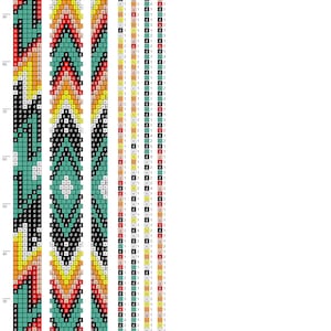 Dragon Necklace Beaded Pattern, Symbol of 2024 Beading Loom Pattern ...