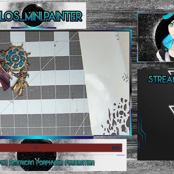 Animated Dark Twitch Overlay Package. Scary Stream Overlay. Twitch ...