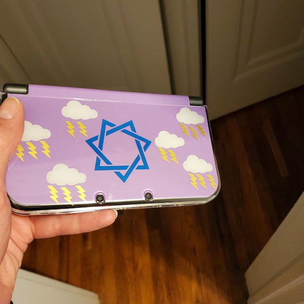 Pastel Blue Vinyl Skins for Nintendo 3DS Xl/new / LL Pattern Multi ...