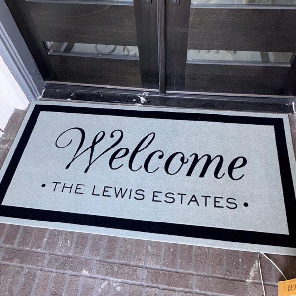 The Most Durable and Elegant Custom Door Mat Available. Infinity Custom ...
