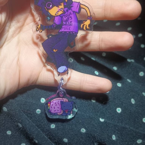 Regretevator Infected Keychain - Etsy