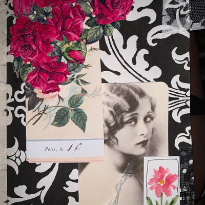 6 Pretty Rectangle Die Card Cut Outs Plus 1 Bonus Floral Card for ...