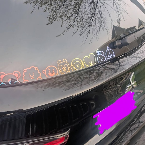 BT21 Decals | Bts/army | Car, Laptop, Phone Case, Water Bottle | Kpop ...