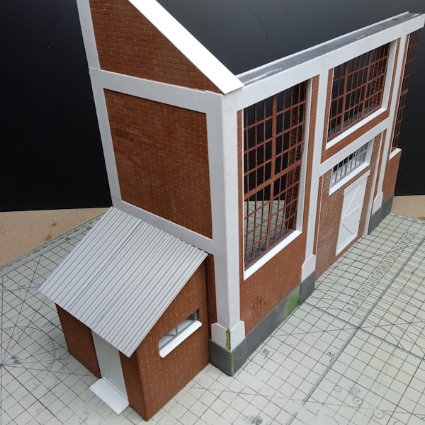 B 70-23 O Gauge Double Road Engine Shed - (7mm Scale, 1/43.5) - Etsy