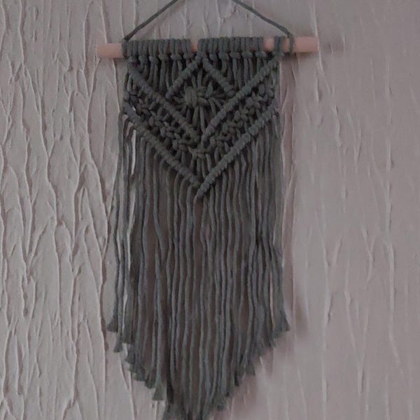 Blush Pink Macrame Wall Hanging, Dreamcatcher on 25cm Matt Gold Hoop ...