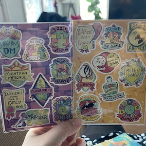 Dnd & RP Reward Stickers - Etsy