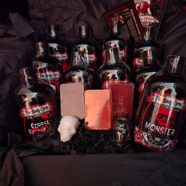 Monster Body Wash | 16 Oz Gothic Body Wash for Men | Mahogany, Teak ...