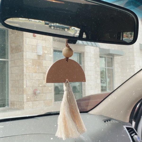 Essential Oil Car Diffuser, Leather Tassel Diffuser, Natural Car Air ...