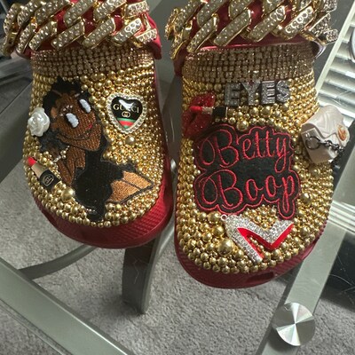 Betty Boop Bling Clogs-toddler - Etsy