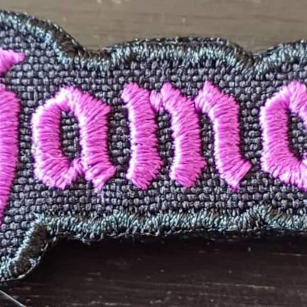 2 PCS Blood Type Patch O Neg Embroidered Hook O- Negative Group Badge ...