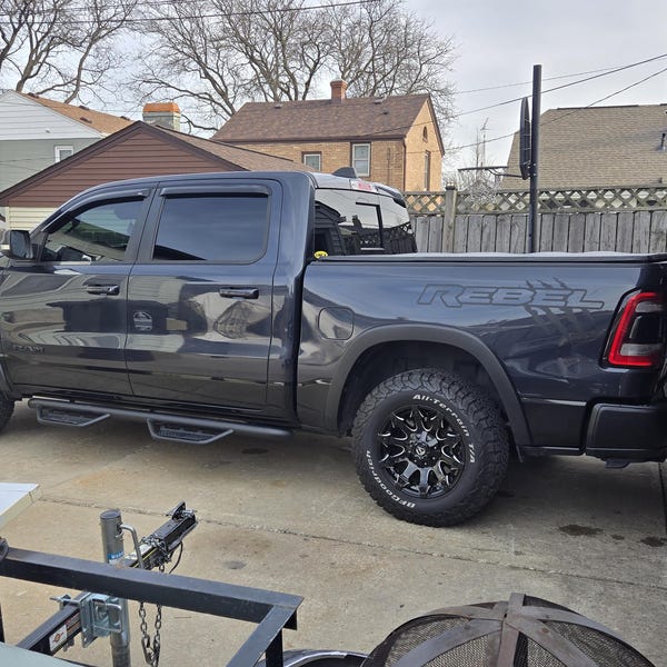 RAM TRX Bedside Decals - TRX Eating Raptor Easter Egg Logo (set of 2 ...