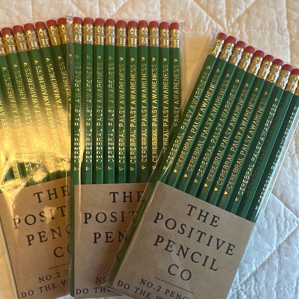 Personalized Pencil Set, 6 Custom Gold Foil Stamped Pencils for ...