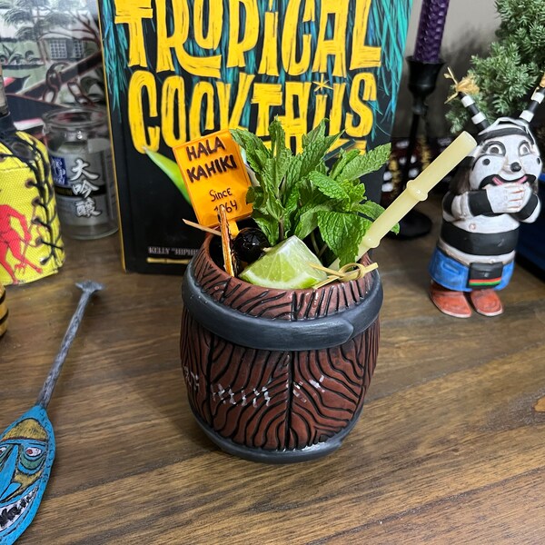 Tiki Tiki Monster's Monsterstein Tiki Mug Blue With Black Inside - Etsy