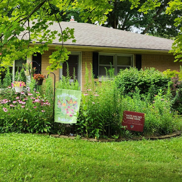 Pollinator Friendly Native Plant Pollinator Garden Flag Sign, Native ...