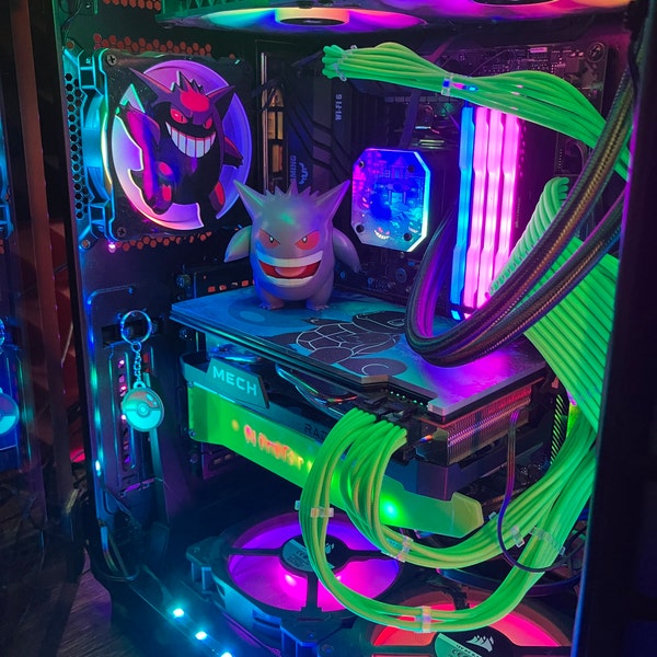 HYDRA Fan Cover 120mm RGB Fan Grill Custom 3D Printed Gaming PC Fan ...
