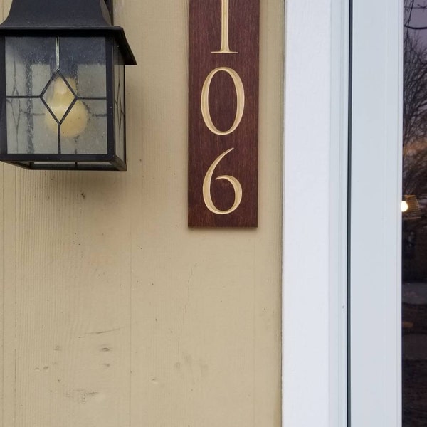 House Number Sign, House Numbers, House Number Plaque, Address Sign ...