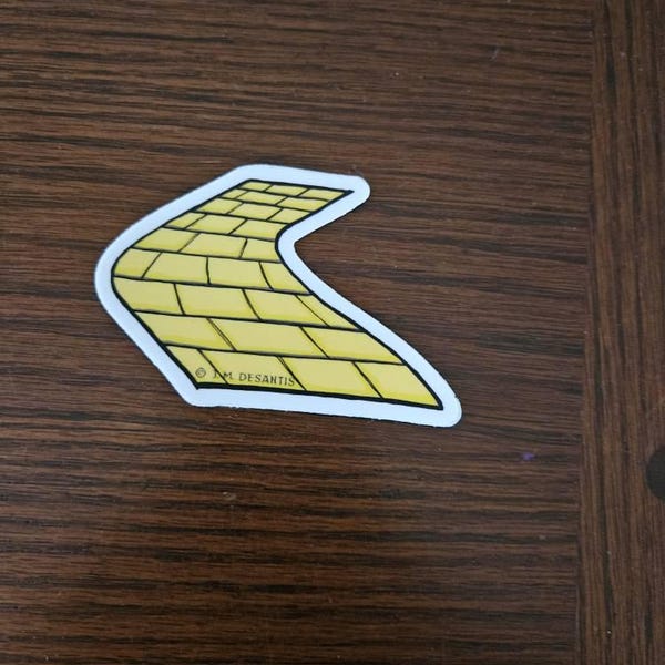 Yellow Brick Road - 3" Sticker - Etsy