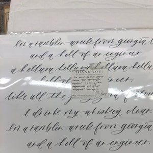 Georgia Tech Fight Song Calligraphy Wordy Art Print - Etsy