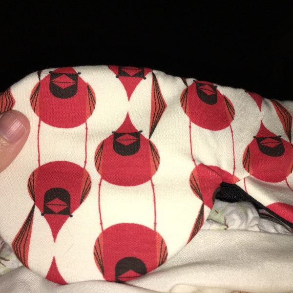 Real Silk and Birds Sleep Mask Eye Mask Travel Mask Eye Pillow Eye ...