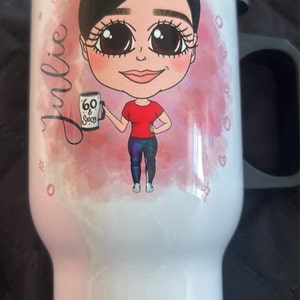 Personalised Caricature Mug Character Mug Digitally Hand Drawn Mug - Etsy