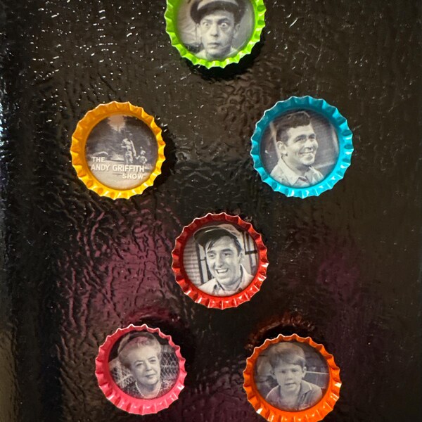 Bottle Cap Magnet, Bottle Cap Magnets, the Andy Griffith Show Magnets ...
