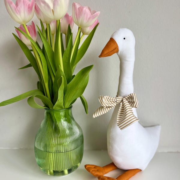 Goose Sewing Pattern, Goose Soft Toy Pattern, Stuffed Animal, Plush ...