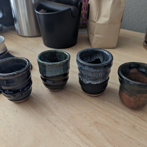 Handmade Speckled Ceramic Shot Glass – Wheel Thrown Pottery - Etsy