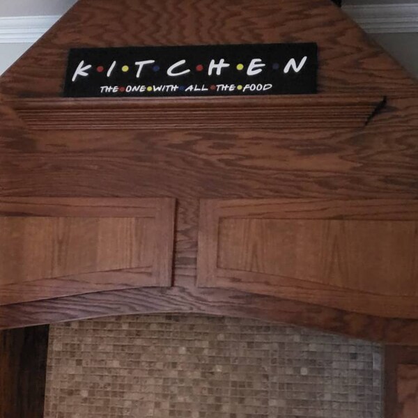 Friends Kitchen Sign, Kitchen Sign, Friends Sign, Friends Home Decor ...