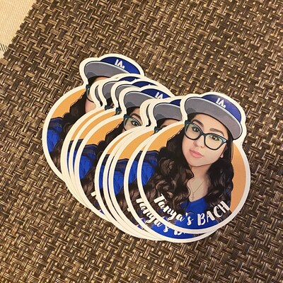 Personalized Custom Portrait Stickers, Couple Portrait Stickers ...