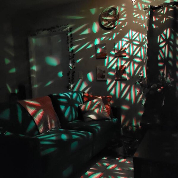 Lampgeo || the Sacred Cube || Rechargeable Portable Shadow Lamp - Etsy