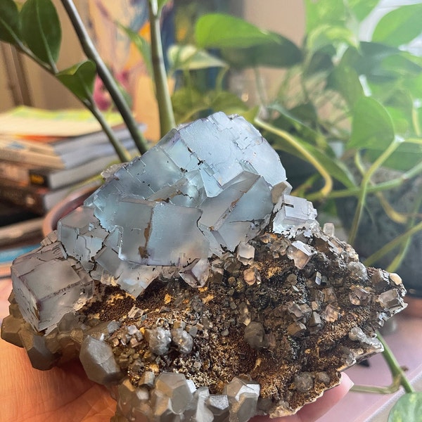 Fluorescent Pink Coin Calcite - Etsy