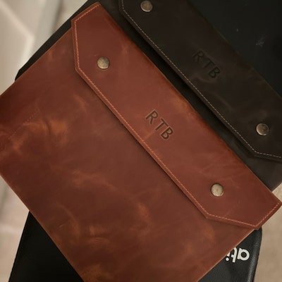 Leather Document Holder, Leather Paper Portfolio, A4 Document Organizer ...