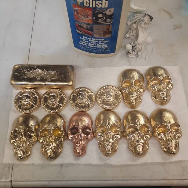 3D Graphite Mold Skull 10 Ounce - Etsy