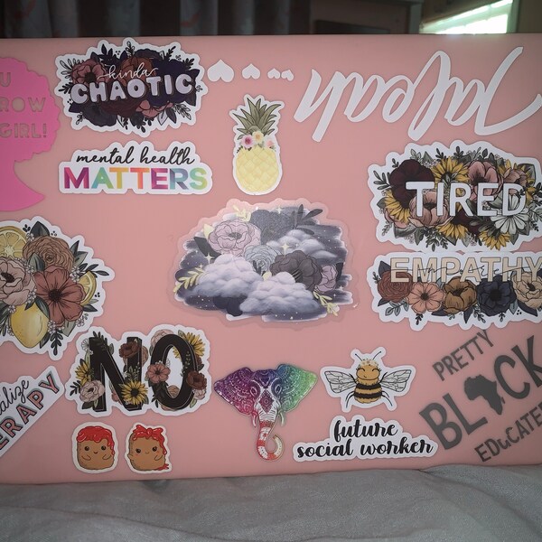 Normalize Therapy Sticker on Waterproof Vinyl | 3" X 1.06" | Mental ...