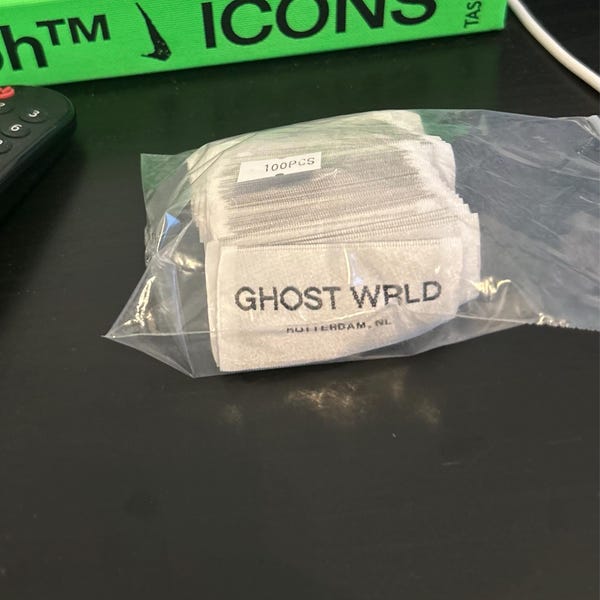 100 Custom Iron on Label, Tagless Labels, Personalised Labels, Kids ...