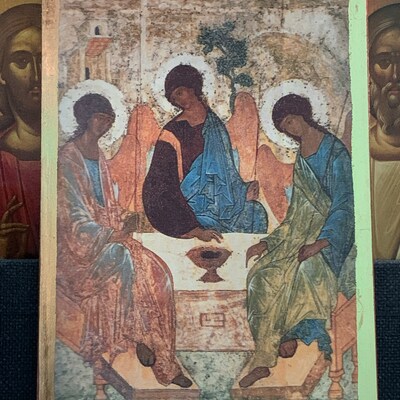 Andrei Rublev Trinity Icon, Holy Trinity Orthodox Icon Andrei Rublev ...