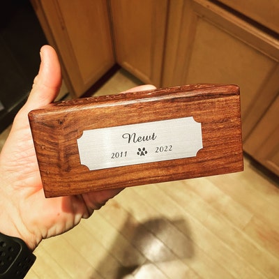 Laser Engraved 3 X 1 Silver Plate W/notched Corners and Adhesive ...