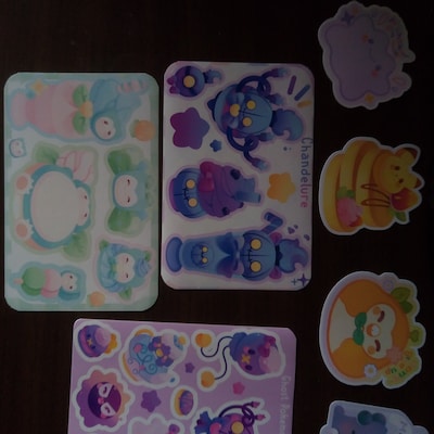 Kuro Stickers Cute Stickers Vinyl Sticker Sheet Japanese - Etsy