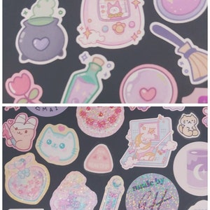 LOVECORE STICKERS Matte Vinyl Sticker Sheet 15 Cute Valentine Love ...