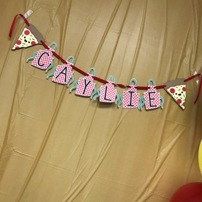 Pizza Party Banner, Chef Birthday, Little Baker Party - Etsy